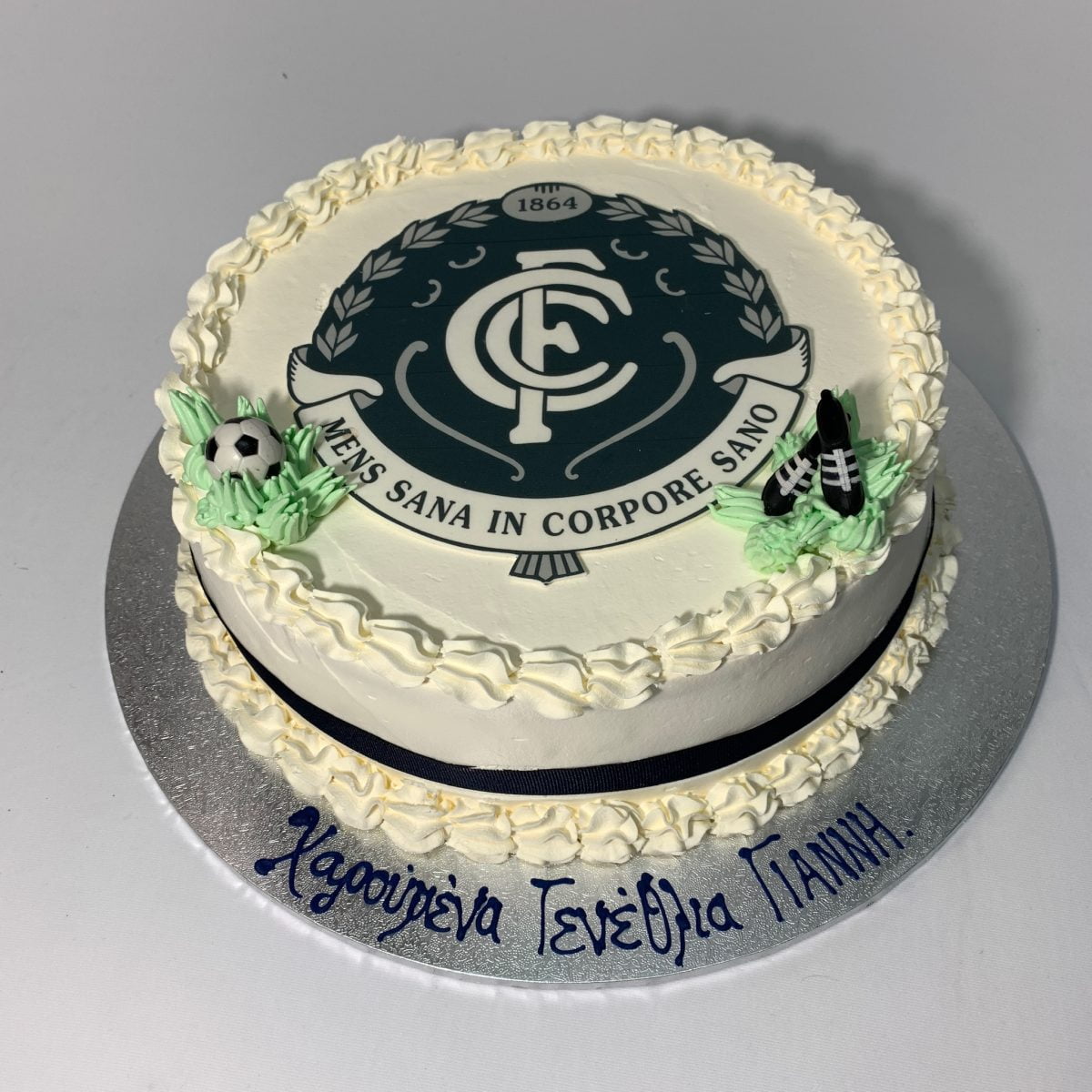 Carlton FC Ricepaper | Nikos Cakes